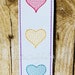 ITH Set of Two Heart Bookmarks Embroidery Design - Etsy