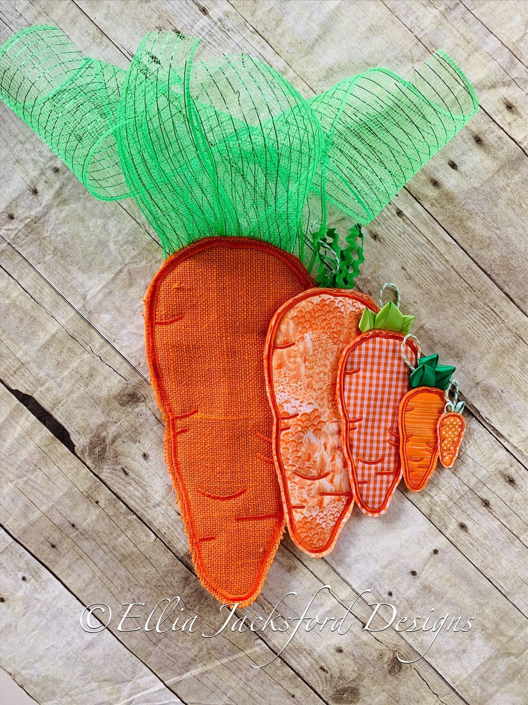 ITH Carrot Ornament MULTIPLE SIZES - Etsy