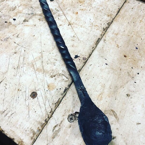 Hand Forged Spoon - Etsy