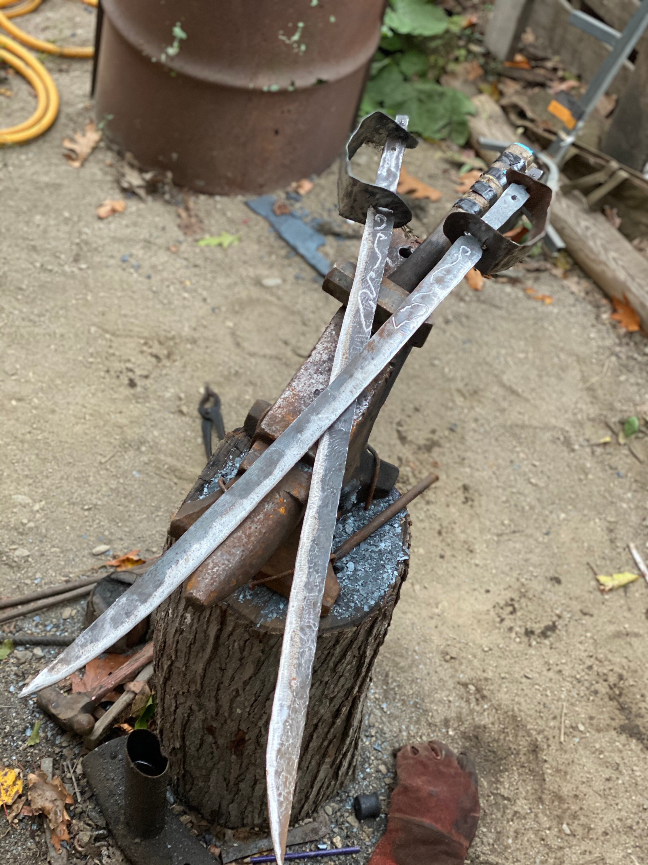 Custom Hand Forged Swords - Etsy