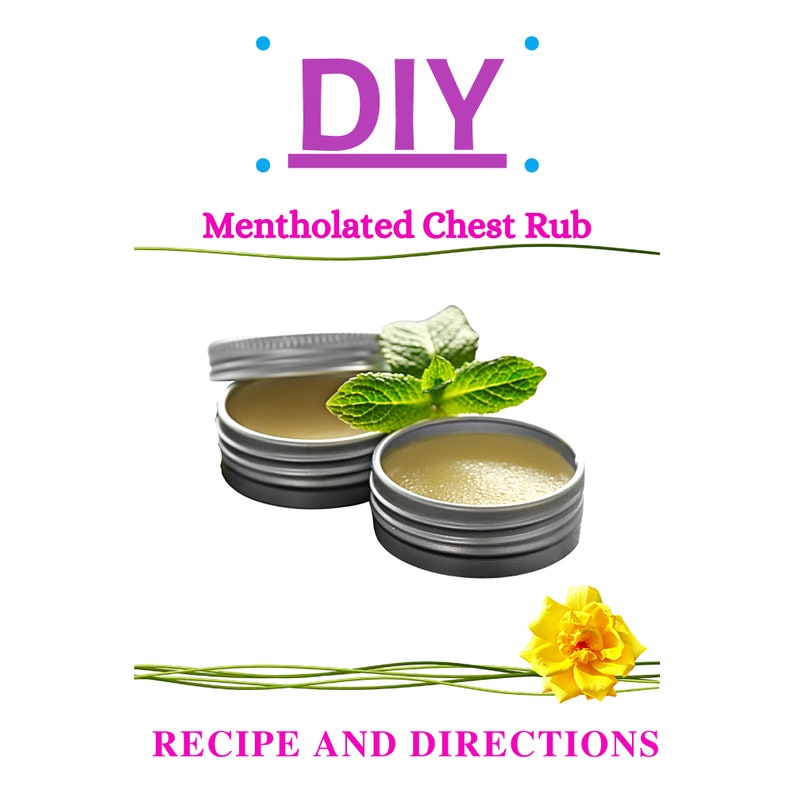 DIY Vapor Chest Rub Recipe: Eucalyptus Menthol Salve (digital Download ...