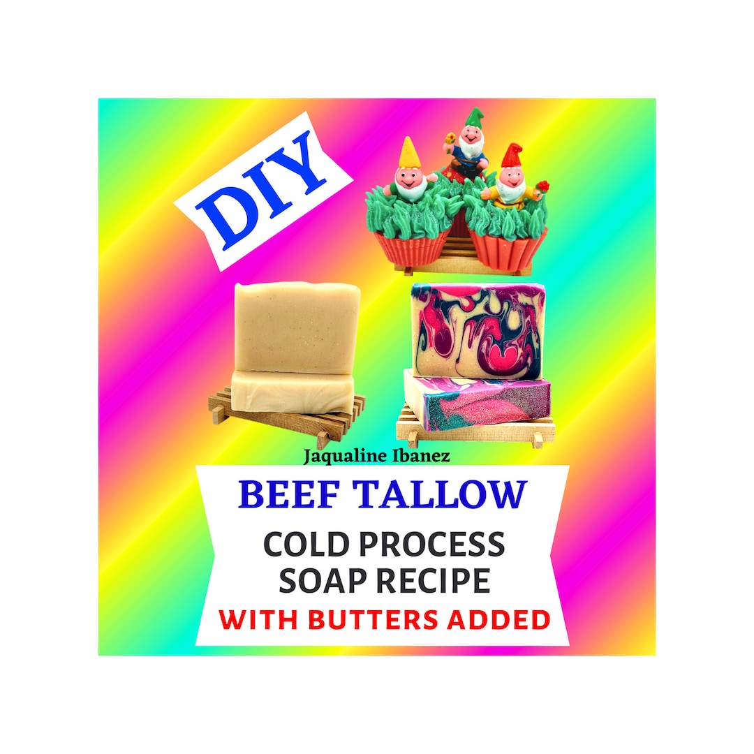 DIY Beef Tallow Soap Recipe With Butters (digital Download) - Etsy