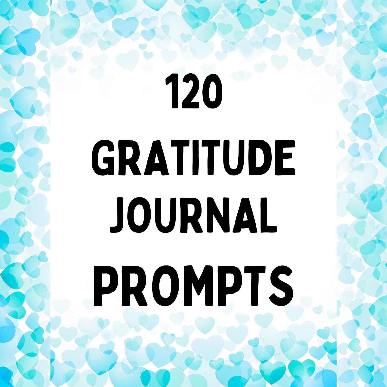 120 Gratitude Journal Prompts, Planner, Journal, Download Only. - Etsy