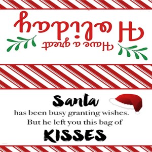 Elf Kisses, Santa Kisses Plus Bonus Jpg - Snowman Soup! - Print and Cut ...