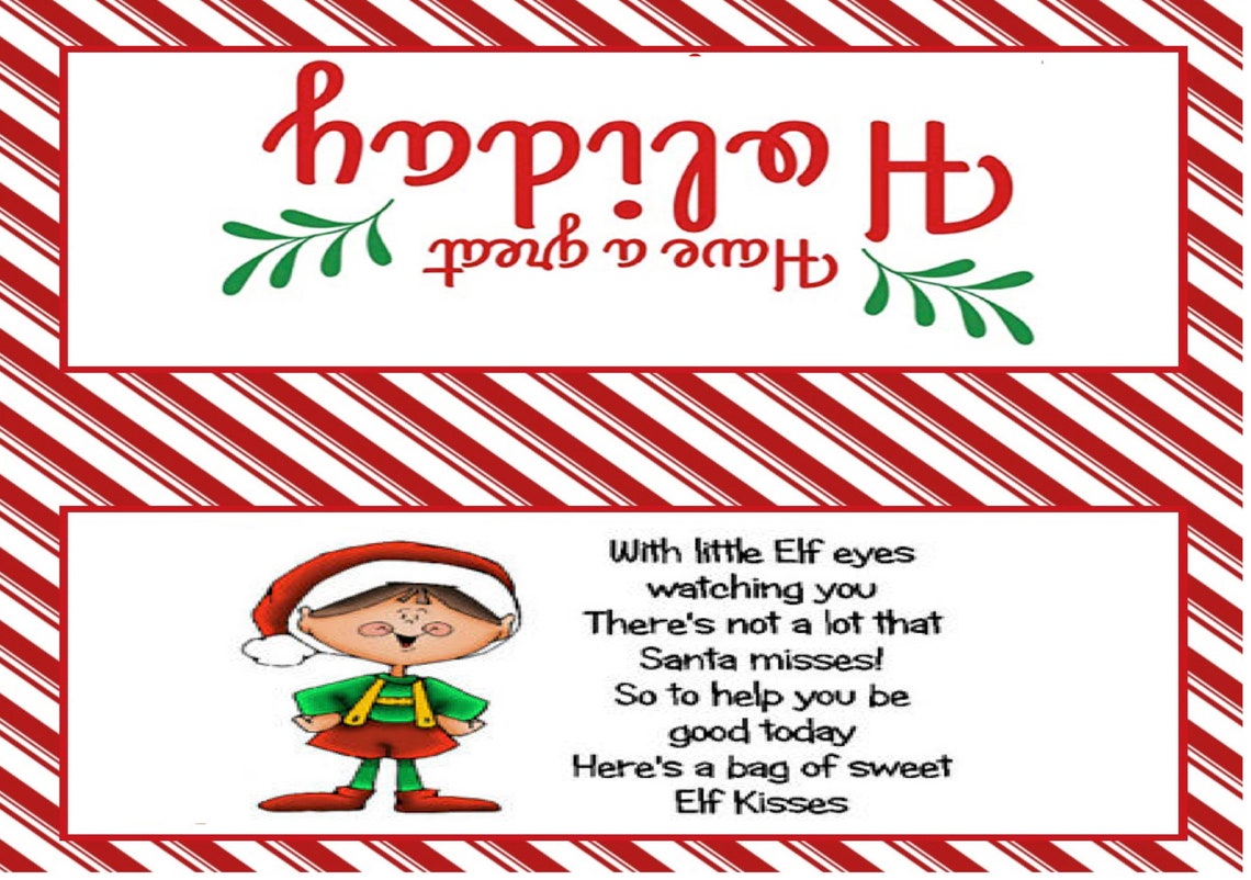 Elf Kisses, Santa Kisses Plus Bonus Jpg - Snowman Soup! - Print and Cut ...