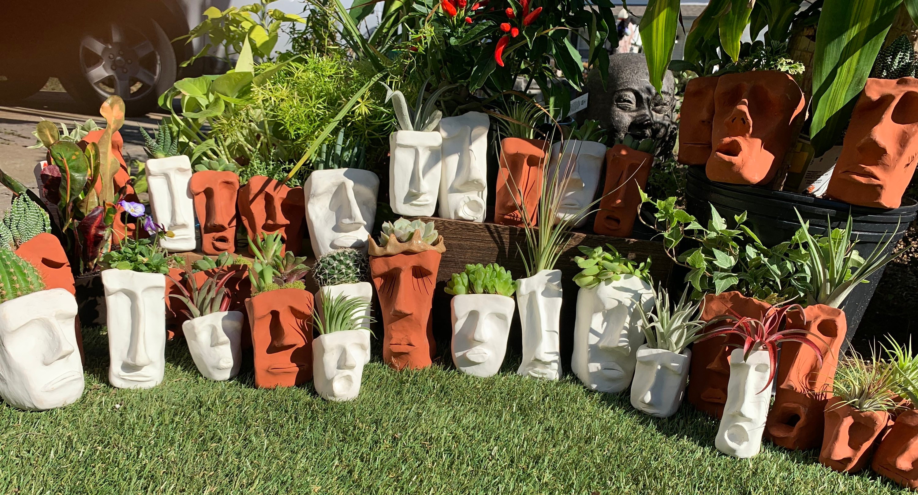 Handmade Clay Pots Whimsical, Creative Gift for the Holidays. - Etsy