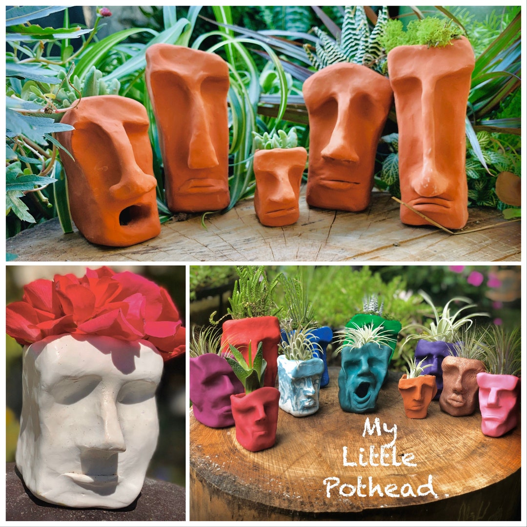Handmade Clay Pots Whimsical, Creative Gift for the Holidays. - Etsy