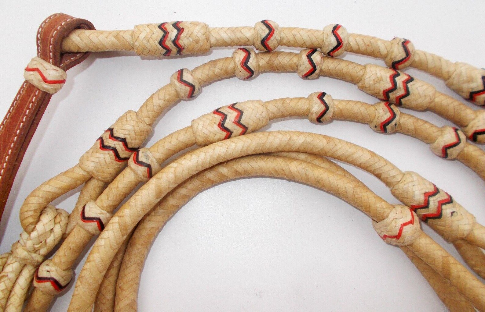 Western Rawhide Braided Romal Reins Hand Braided Rawhide Romel Rommel ...