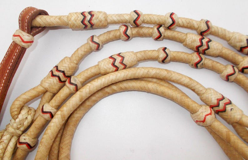 Western Rawhide Braided Romal Reins Hand Braided Rawhide Romel Rommel ...