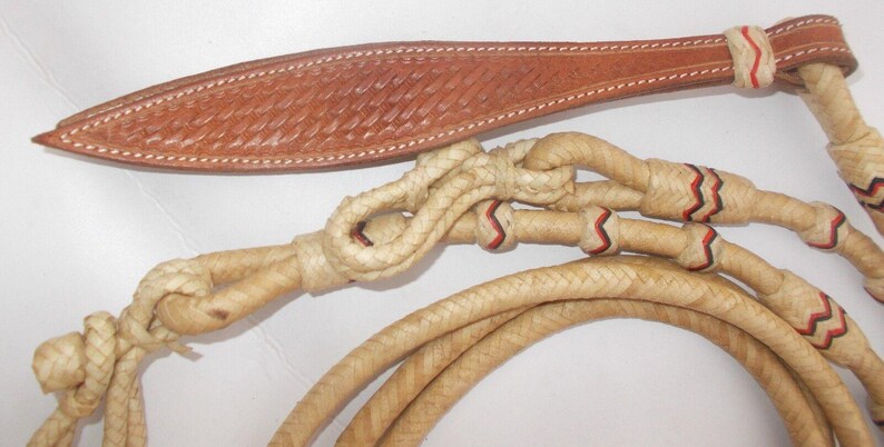 Western Rawhide Braided Romal Reins Hand Braided Rawhide Romel Rommel ...