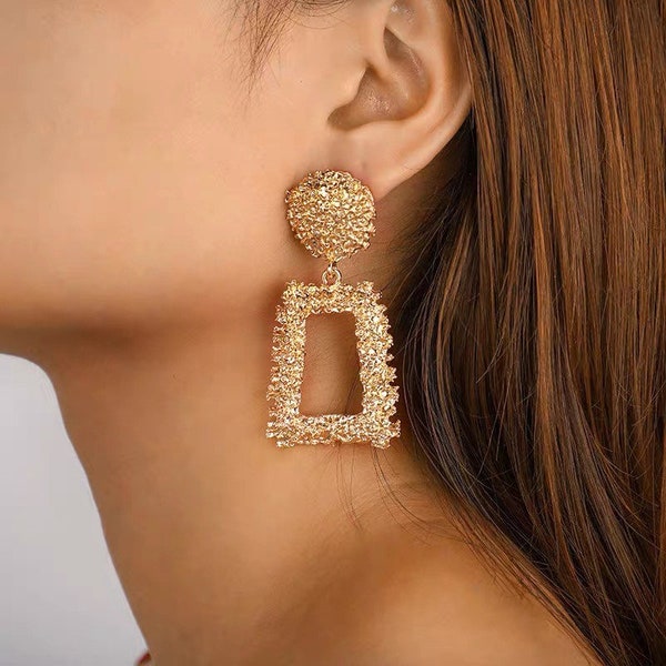 Bold Chunky Earrings - Etsy