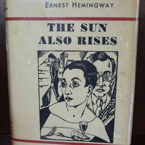 Ernest Hemingway / the Sun Also Rises SIGNED 1st Edition 1930 - Etsy