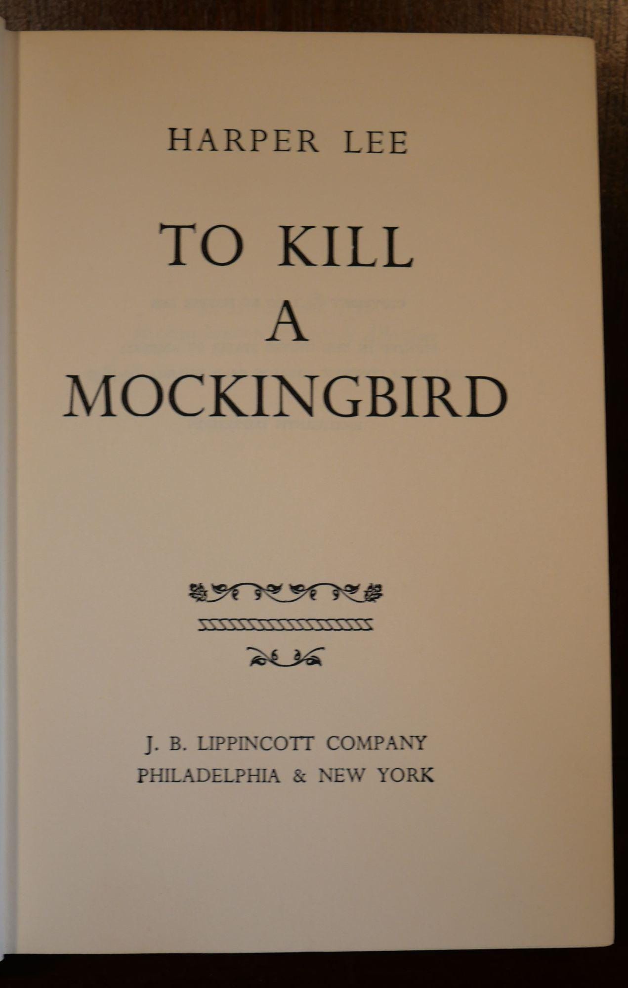 Harper Lee / to Kill a Mockingbird 1st Edition 1960 - Etsy