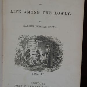 Harriet Beecher Stowe / Uncle Tom's Cabin Day of Publication 1st ...