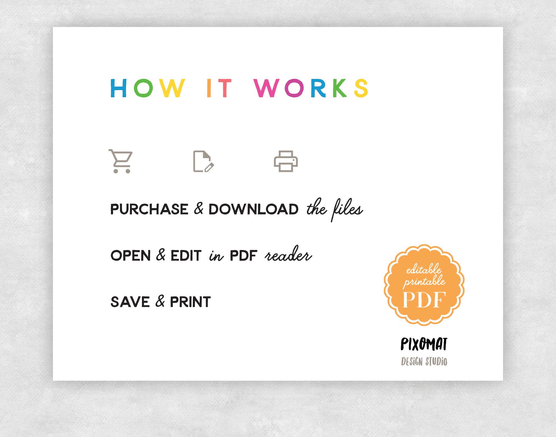 Weekly Responsibility Rainbow Chore Chart for Kids Editable Daily ...