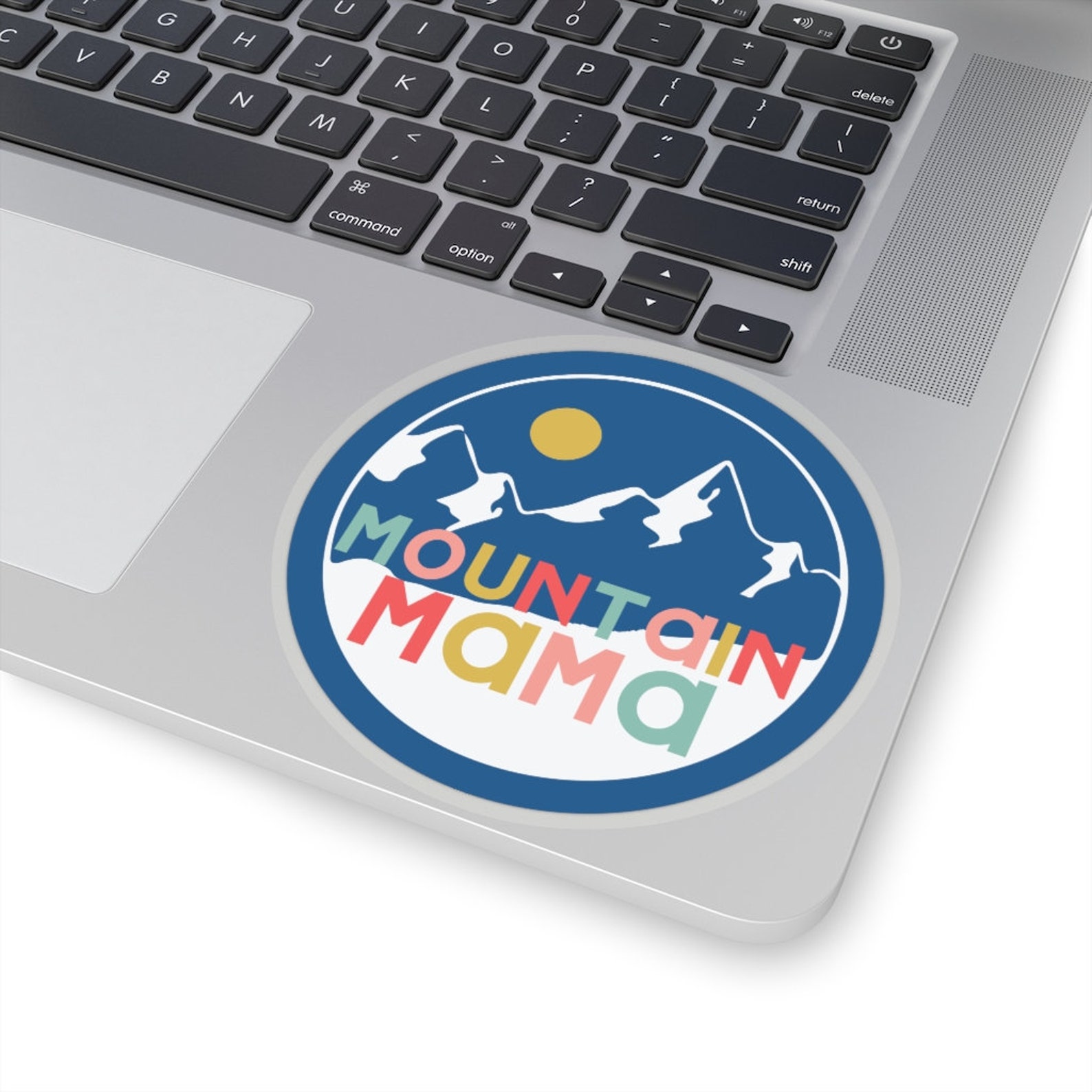 Mountain Mama Water Bottle Sticker, Laptop Decal, Sticker for Skier ...
