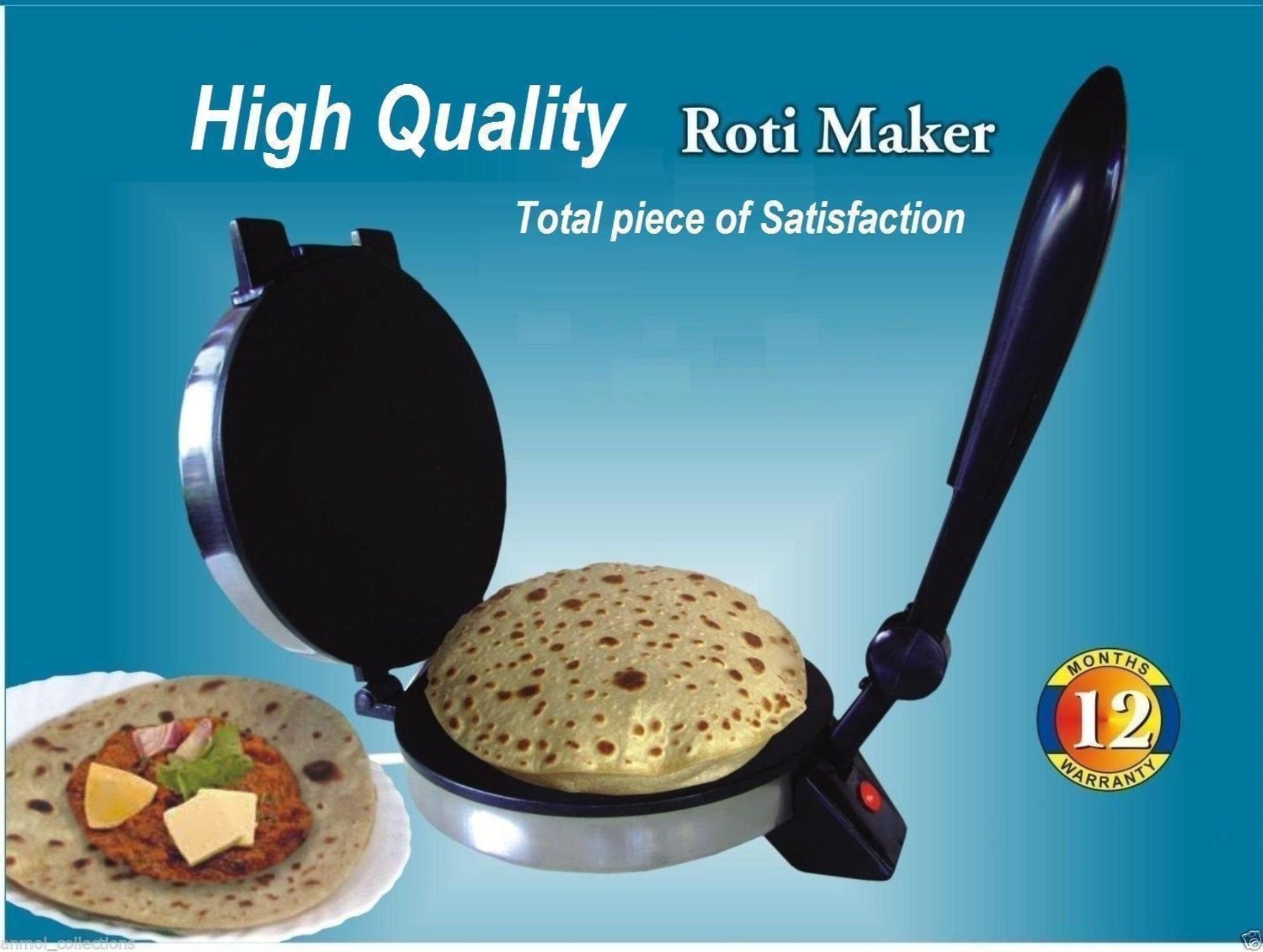 Good QUALITY Roti Maker Indian ElectricChapatiFlat | Etsy