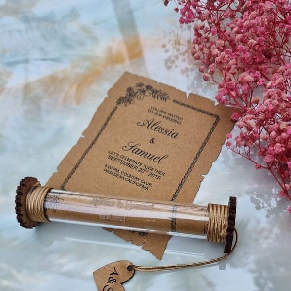 Scroll Invitations - Etsy