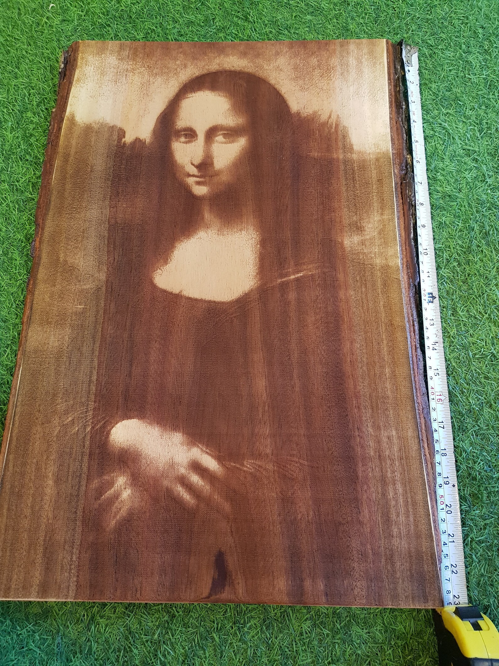 Leonardo Da Vinci Woman Smiling Mona Lisa Laser Engrave - Etsy