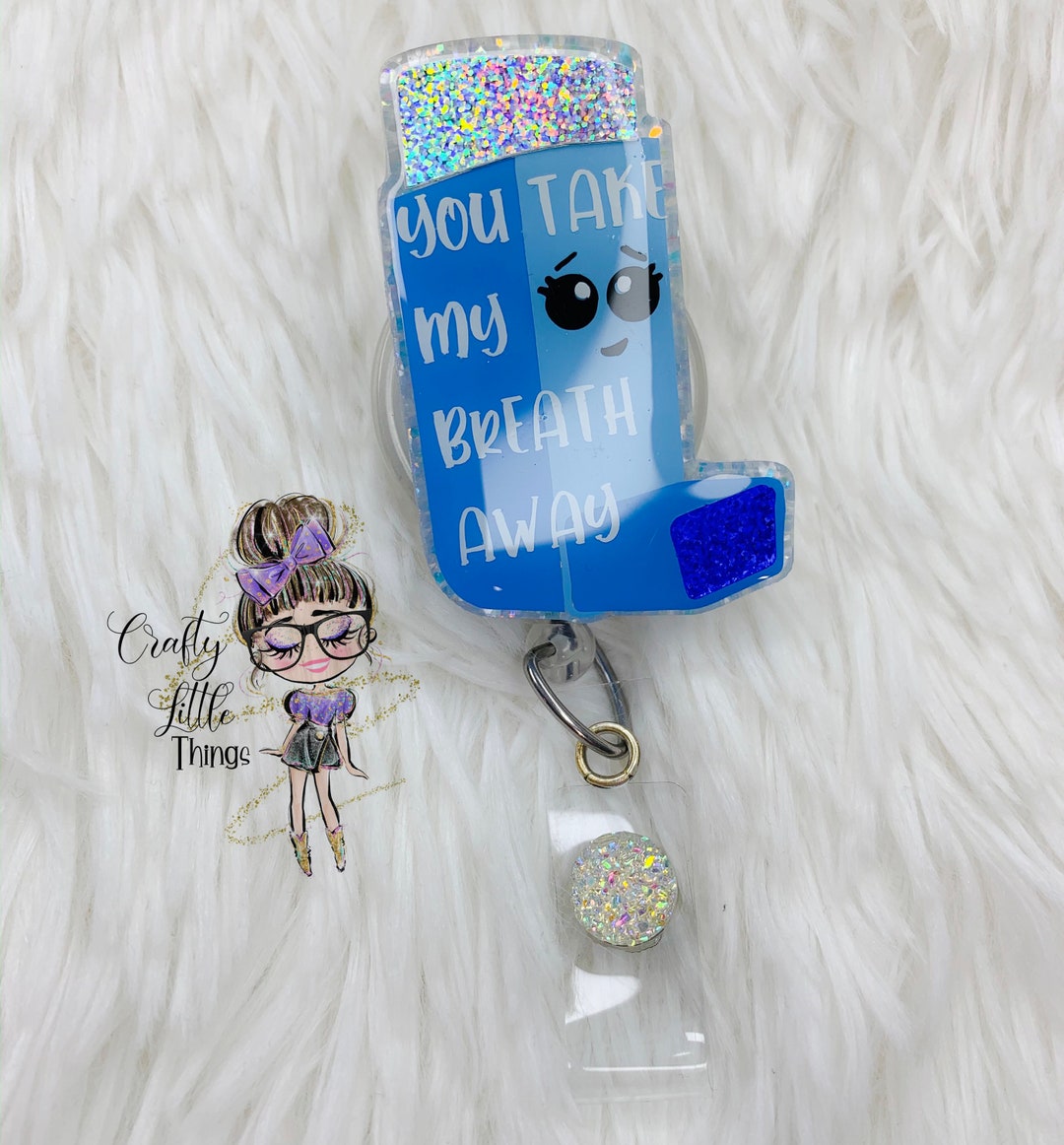 Cute Inhaler Badge Reel- Medical Badge Reels- Humor Badge Reels - Etsy