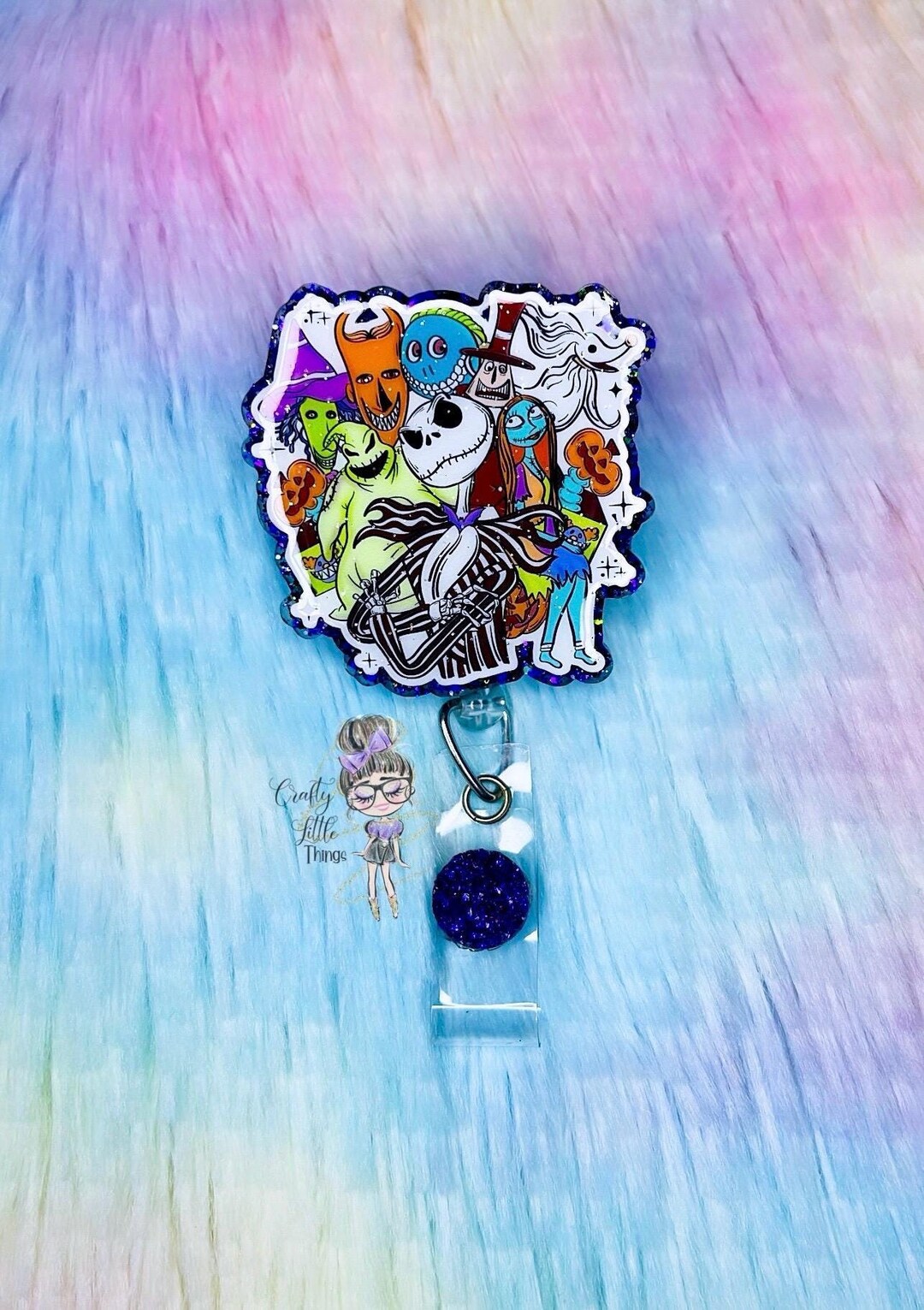 Halloween Movie Characters Badge Reel- Skeleton Badge Reels- Halloween ...