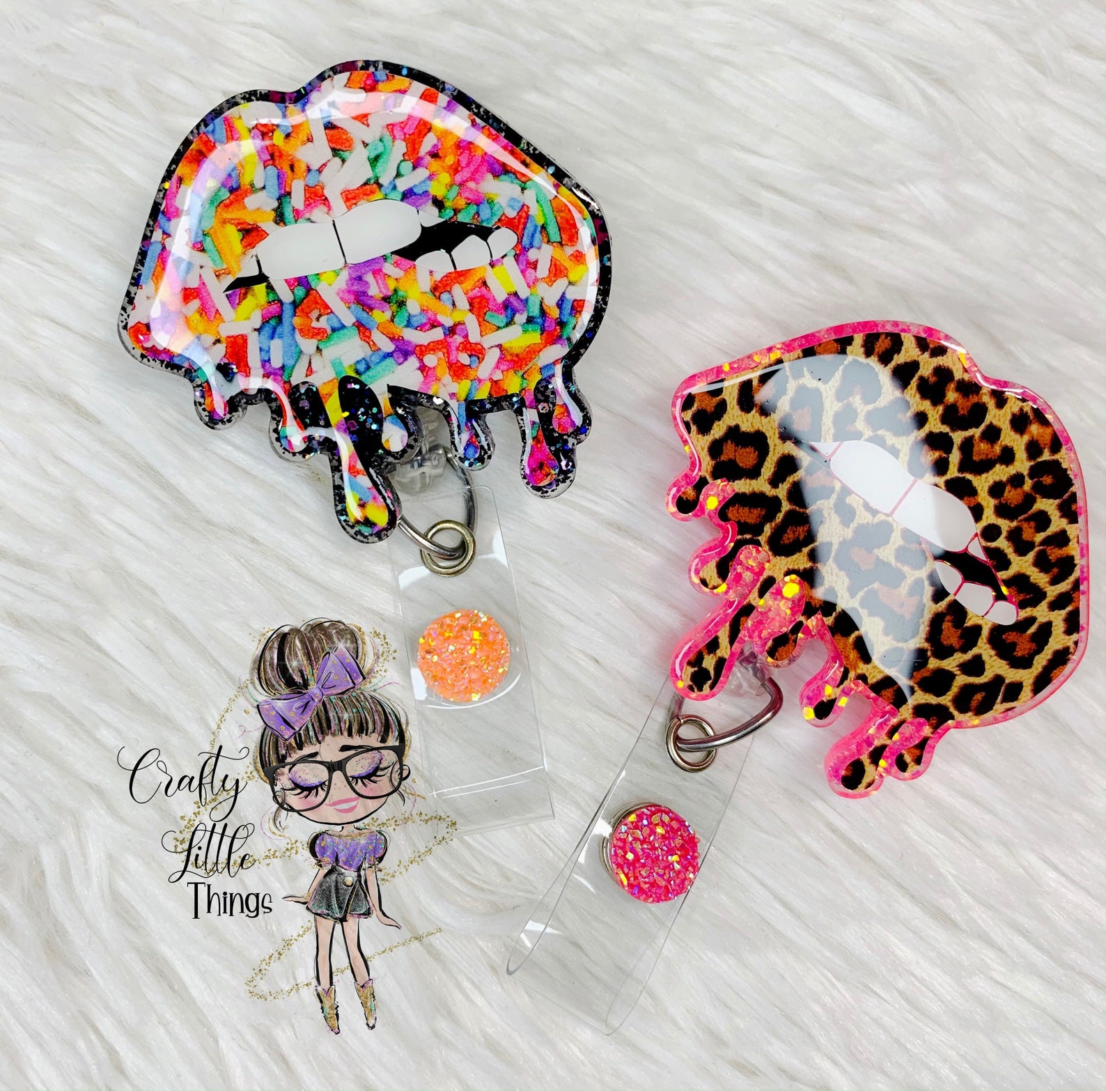 Drip Lips Badge Reel Cosmetologist Badge Reels Dermatologist - Etsy