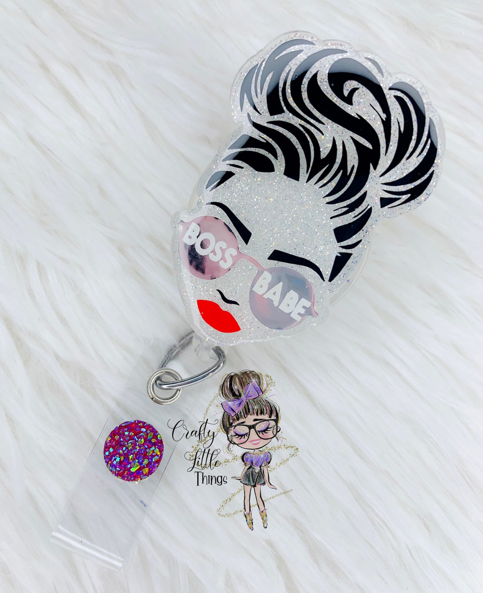 Boss Babe Badge Reel Empowered Women Badge Reels Girl Boss | Etsy