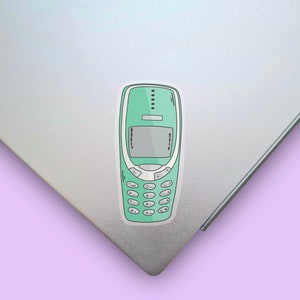 Retro Mobile Phone Sticker Sticker Decal for Journal or Scrapbooking 90 ...