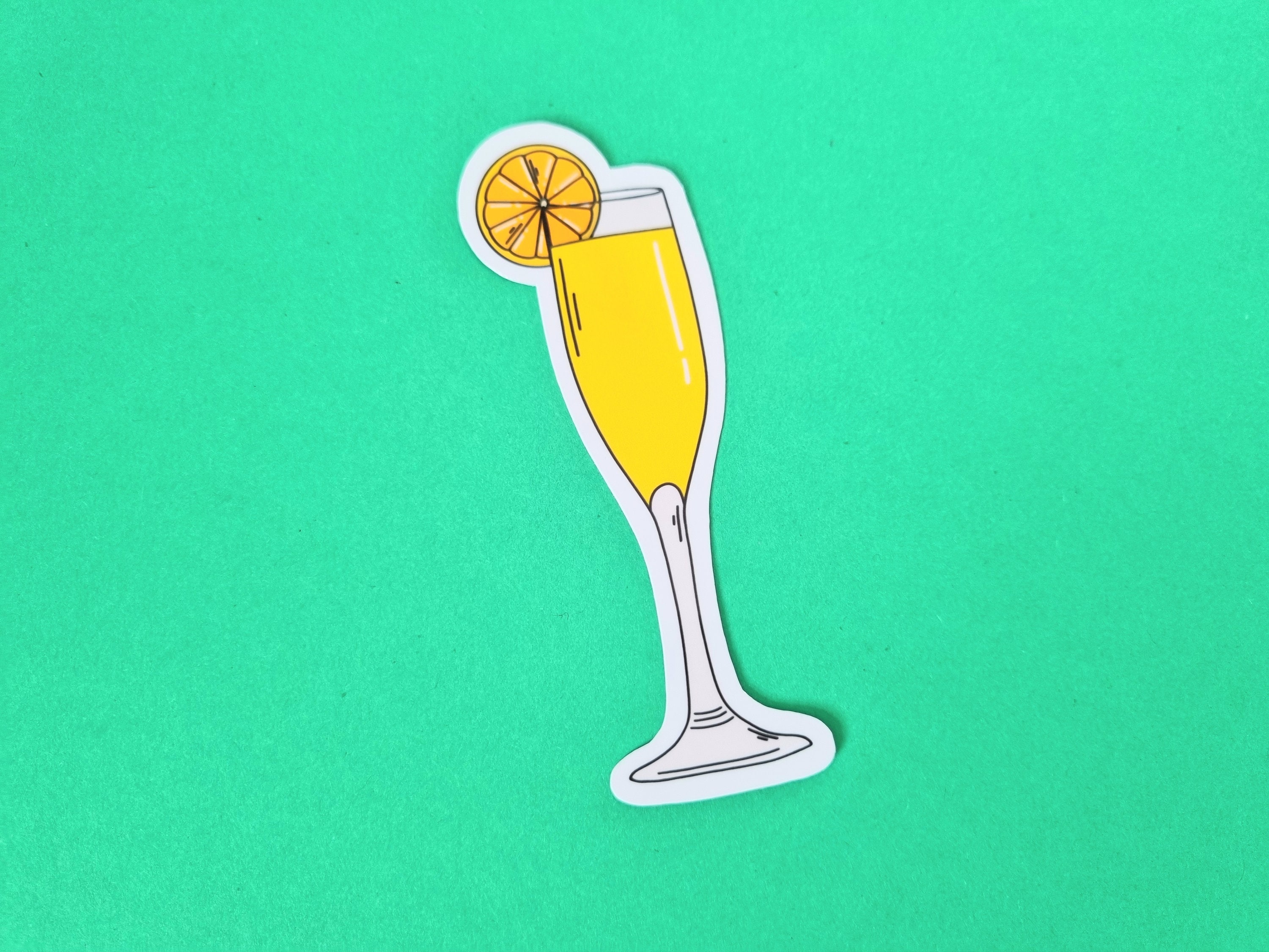 Mimosa Sticker Alcohol Sticker Sticker Laptop Vinyl Sticker Waterproof ...