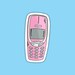 Retro Mobile Phone Sticker Sticker Decal for Journal or Scrapbooking 90 ...