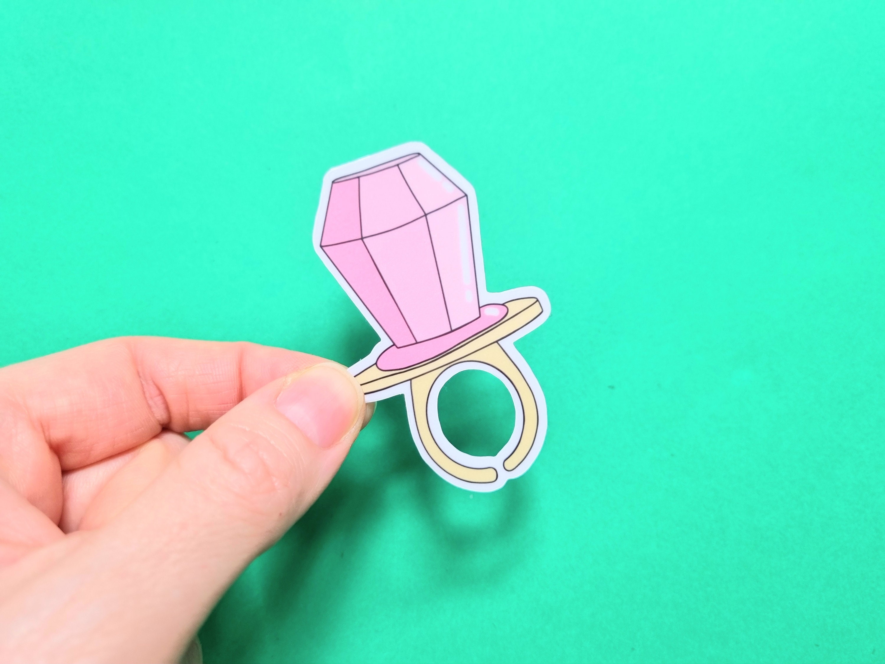 90's Childhood Candy Dummy Ring Sticker Food Decal Decal for Window or ...