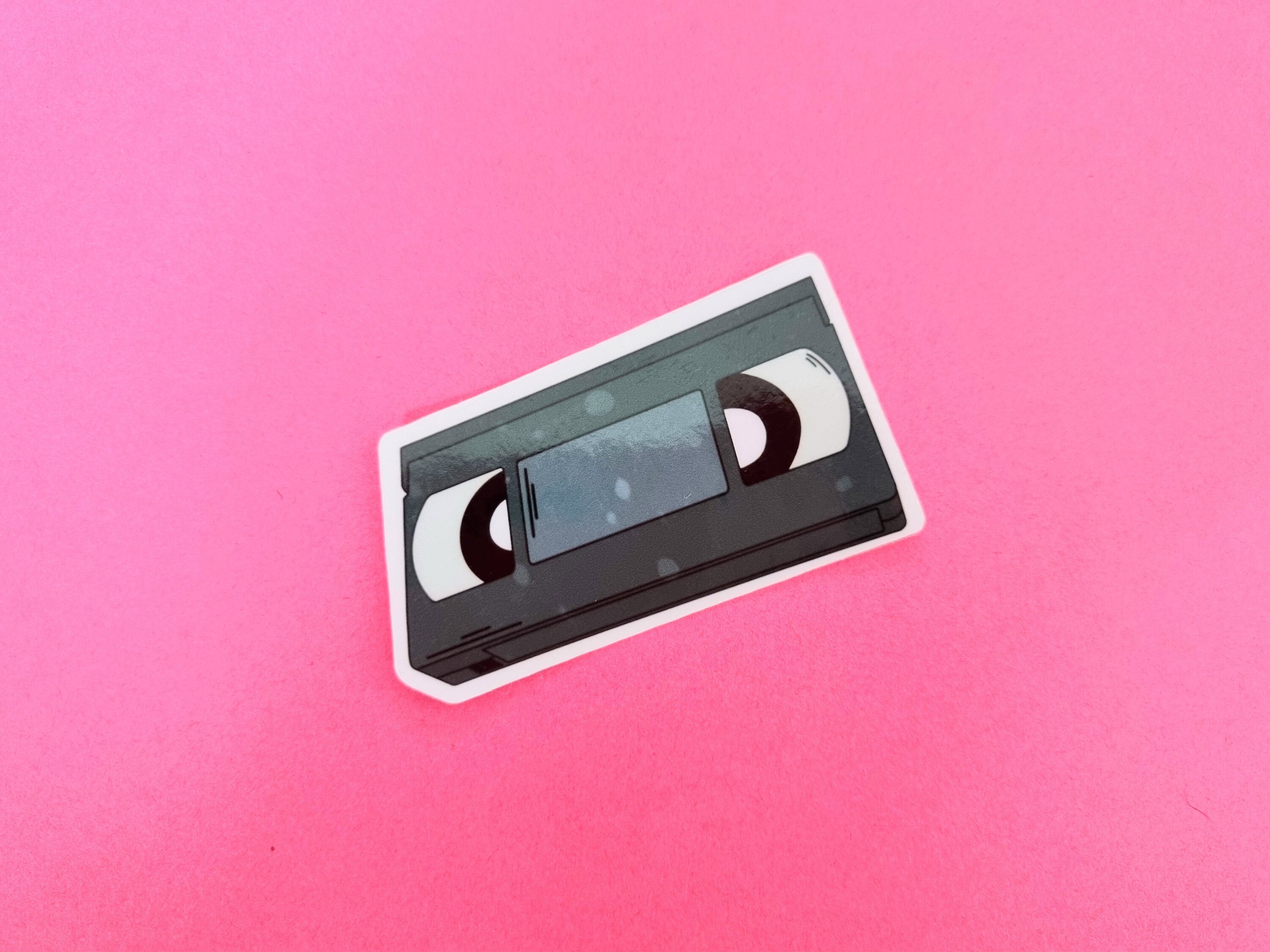 Retro Technology VHS Tape Sticker Vinyl Die Cut Sticker in - Etsy