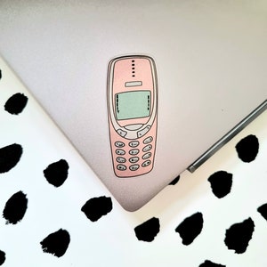 Retro Mobile Phone Sticker Sticker Decal for Journal or - Etsy UK