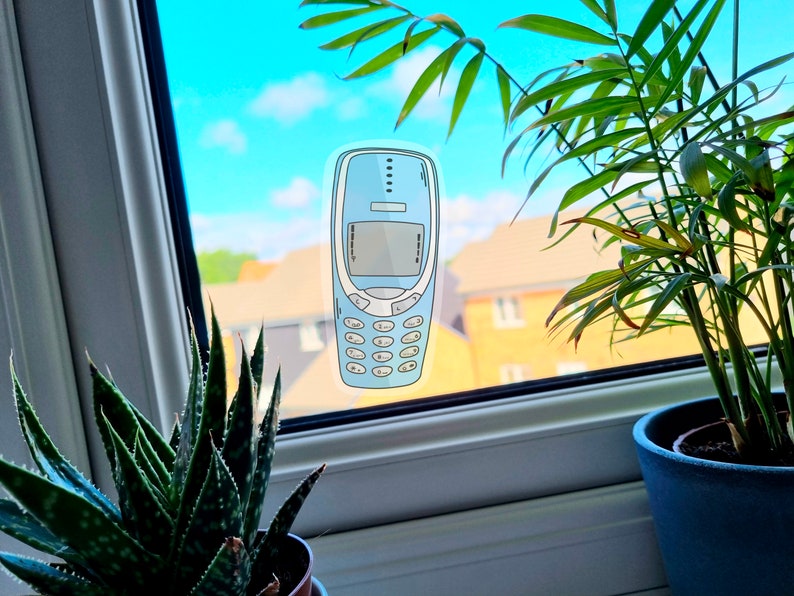 Retro Mobile Phone Sticker Sticker Decal for Journal or Scrapbooking 90 ...