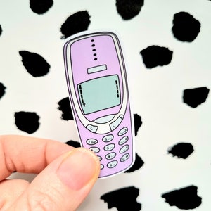 Retro Mobile Phone Sticker Sticker Decal for Journal or - Etsy UK