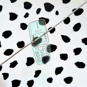 Retro Mobile Phone Sticker Sticker Decal for Journal or | Etsy