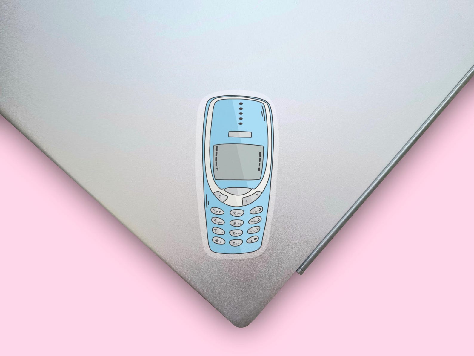 Retro Mobile Phone Sticker | Sticker Decal for Journal or Scrapbooking ...