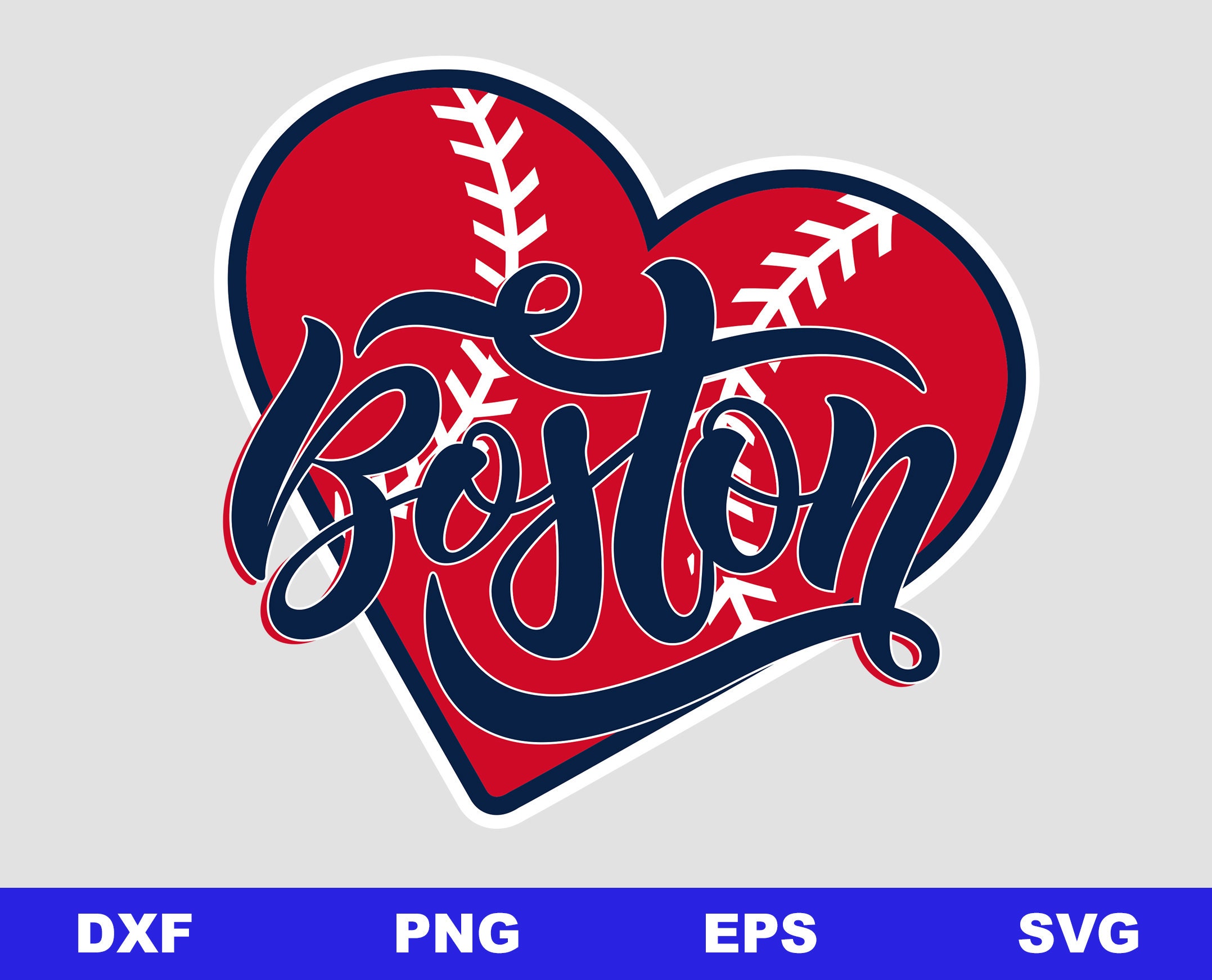 BOSTON Baseball SVG - Etsy