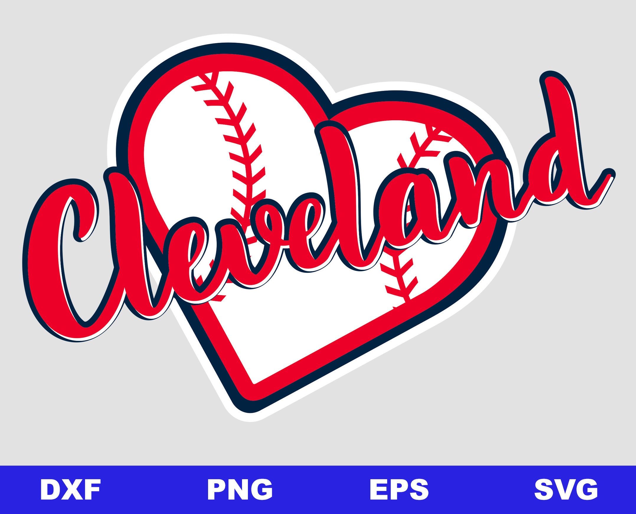 CLEVELAND Baseball SVG - Etsy