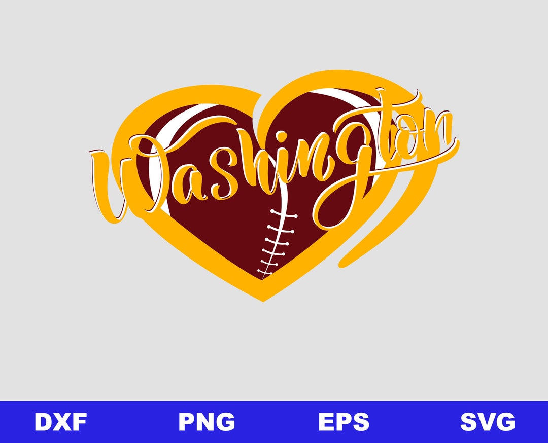 WASHINGTON Football SVG - Etsy UK