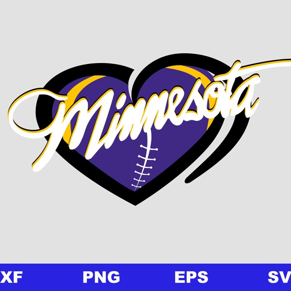 Minnesota Football Logo Svg - Etsy