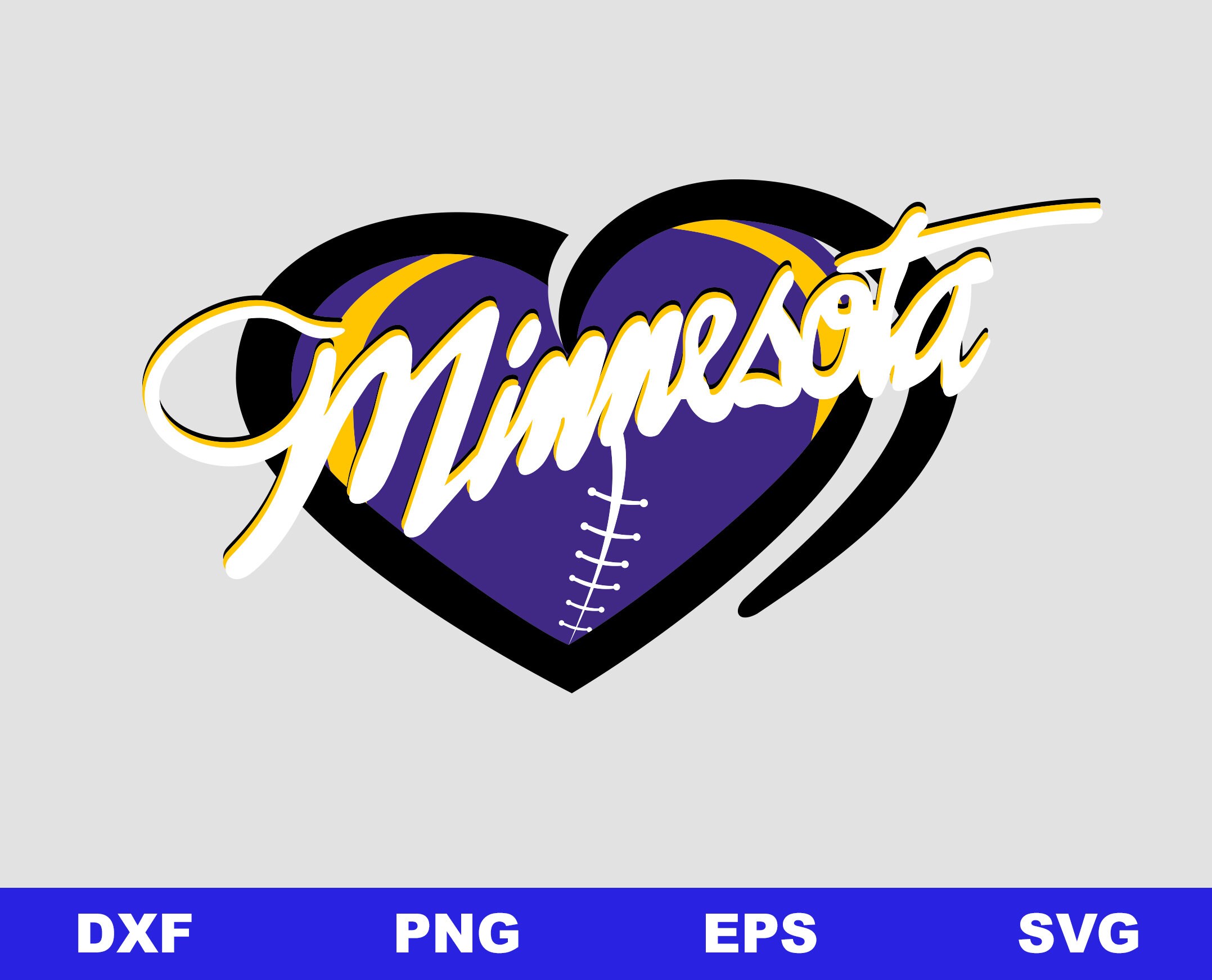 MINNESOTA Football SVG - Etsy