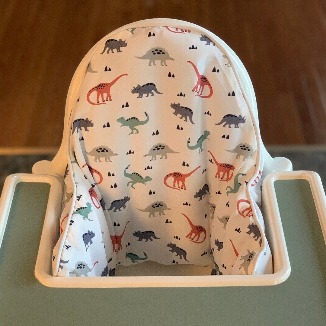 Dinos / WIPEABLE Cushion Cover, IKEA High Chair Cushion Cover With ...