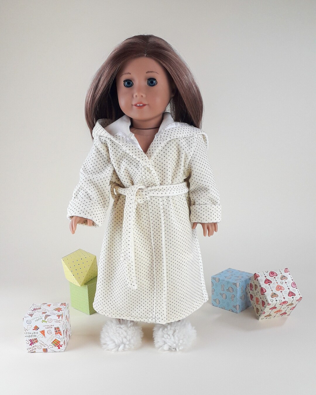 Play Set for Doll 18 Inch Doll Doll Robe Pajama Doll Slippers - Etsy