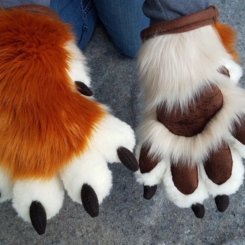Furry Handpaw - Etsy