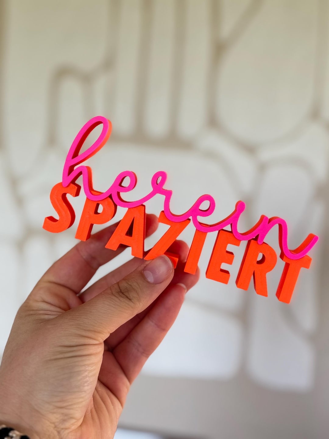 "come In!" Lettering, 3D Printed, Modern Decoration for Your Home - Etsy