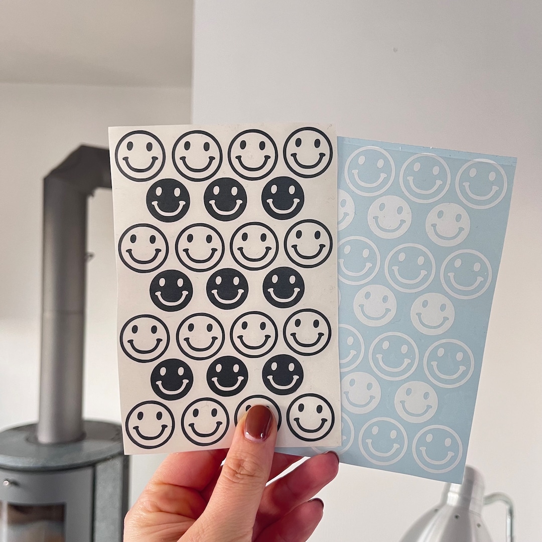 Sticker A6 Smiley Mix Laugh Stickers Vinyl Decoration DIY Smile - Etsy