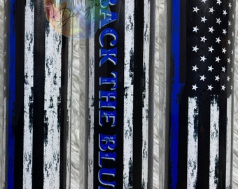 Custom Back the Blue Flag - Etsy