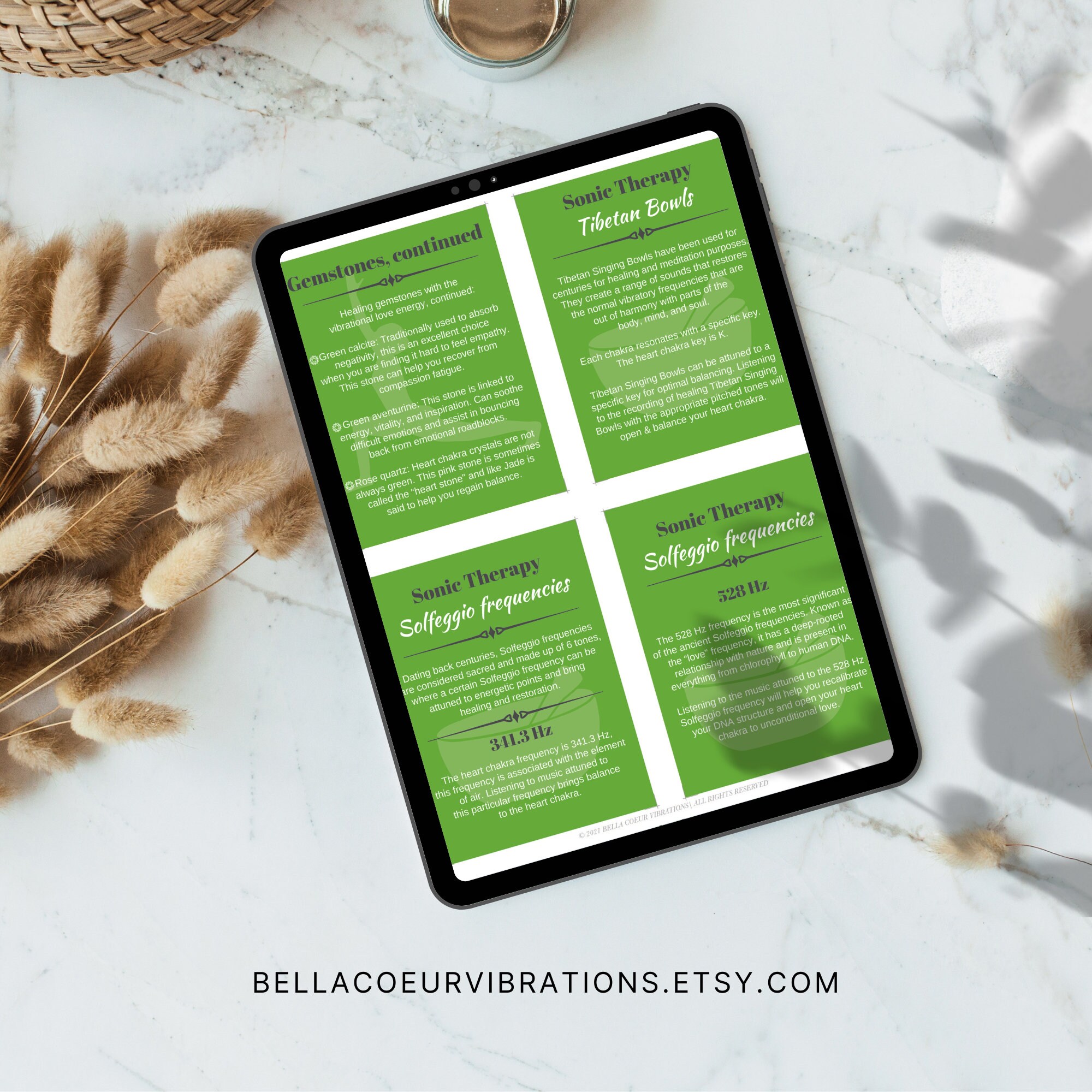 Instant Download Heart Chakra Affirmation Cards, Printable Meditation ...