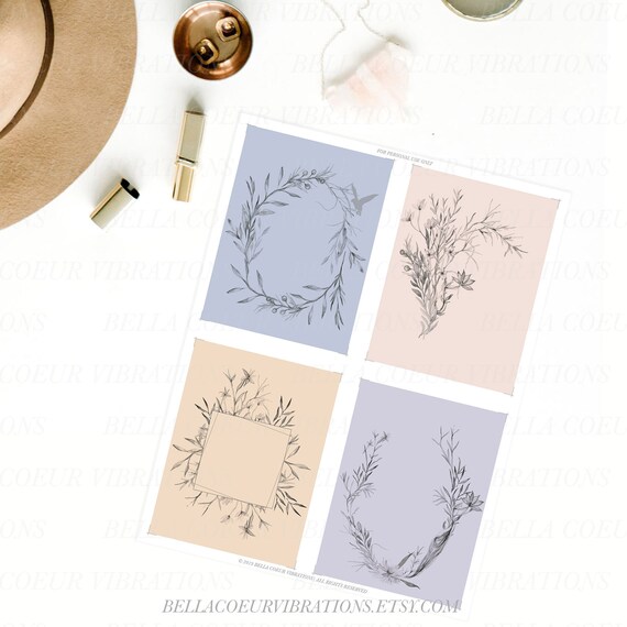 Create Your Own Printable Art Template Instant Download | Etsy